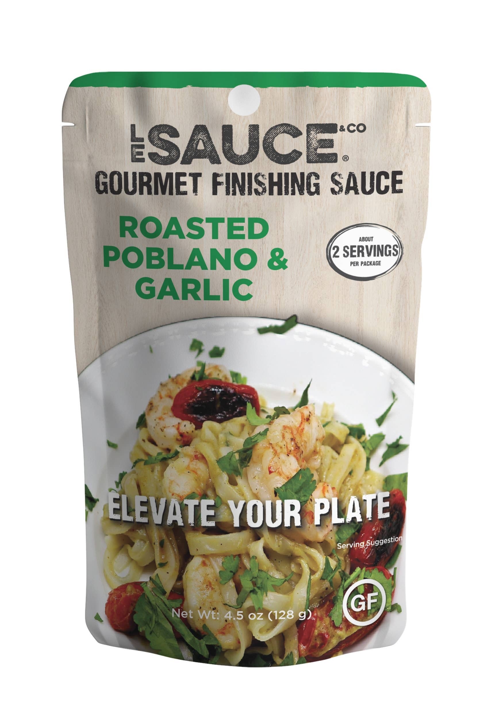 Le Sauce & Co. - Roasted Poblano & Garlic Gourmet Finishing Sauce ...